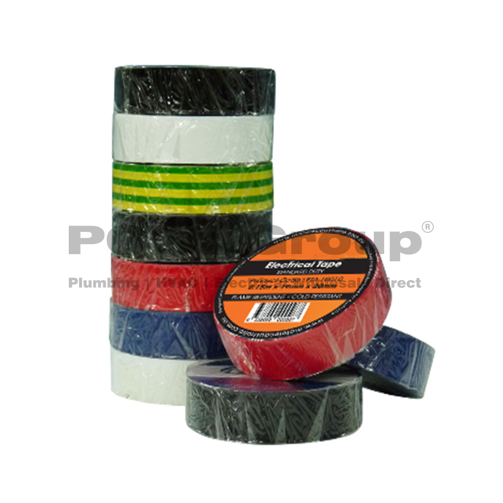 Electrical Tape Rainbow 10 Pack | PowAGroup