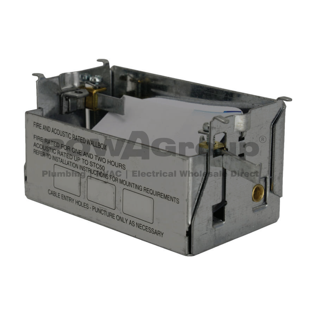 Wall Box - Fire Rated (In Wall Firebox) for Power Points | PowAGroup