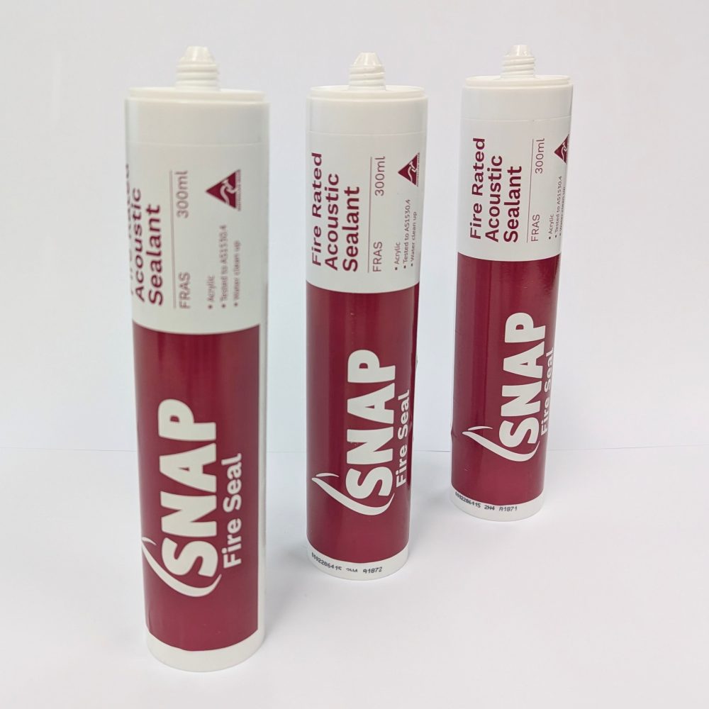 SNAP Fire Rated Acoustic Sealant Cartridge 300ml | PowAGroup Global Pty Ltd